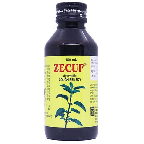 Zecuf Cough Syrup 100ml Sifsaf