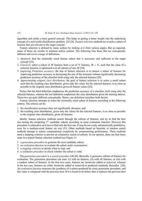 feature selection for classification pdf
