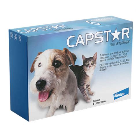 Capstar 114mg Com 6 Comprimidos Azul