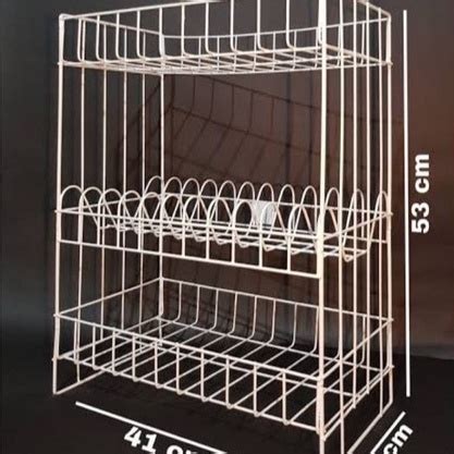 Jual Rak Piring Tempat Gelas Susun 3 Rak Wastafel Rak Piring