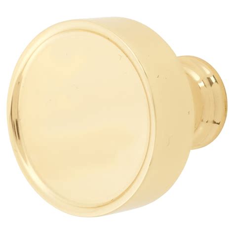 M Marcus Florence Cabinet Knob 30mm Diameter Polished Brass