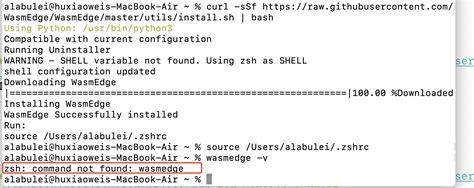 [installer] can t install wasmedge on maxos with m2 chip · issue 2204 · wasmedge wasmedge · github