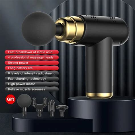 Promo Massage Gun Portable Fascia Gun Alat Pijat Elektrik Multifungsi