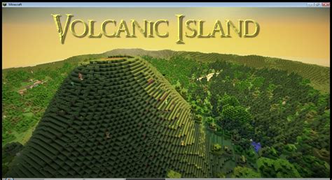 Volcanic Island Minecraft Map