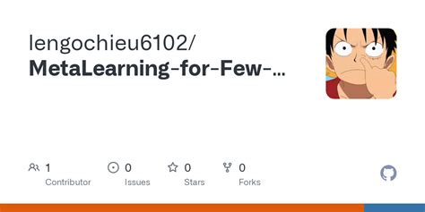Github Lengochieu6102metalearning For Few Shot Classification On