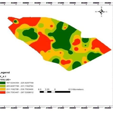 Spatial Distribution Of Om And Available N Nutrient Download