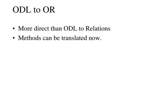 ppt object relational model powerpoint presentation free download