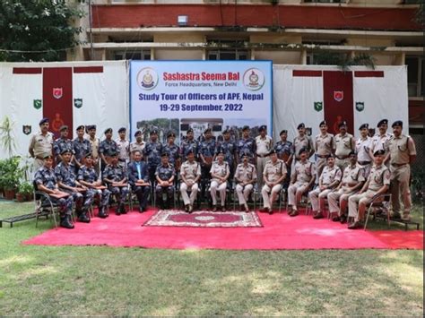 Nepal Armed Police Force Delegation On 10 Day Visit To India