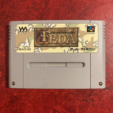 Feda The Emblem Of Justice Super Famicom