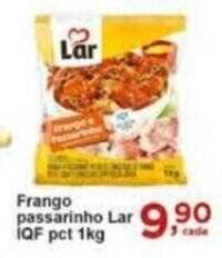 Frango Passarinho Lar IQF Pct Kg Oferta Na Rossi Supermercado