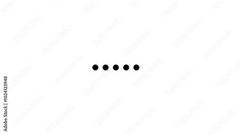 Loading Indicated By Dot Loading Dot Icons Animation Typing Loading
