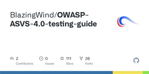 Github Blazingwind Owasp Asvs Testing Guide