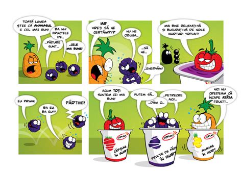 Revista Comics Reclama In Benzi Desenate Yoplait