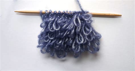 How To Knit Loop Stitch Step By Step
