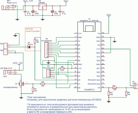 Nodemcu Esp8266 схема фото