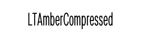 Lt Amber Compressed Font Ffonts Net