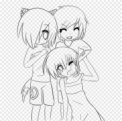 สมุดระบายสี Anime Catgirl เพื่อนการ์ตูน ผู้ใหญ่ อะนิเมะ Png Pngegg