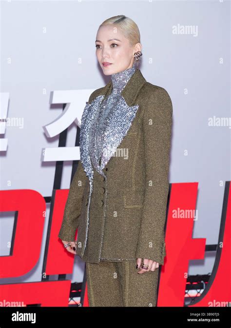 Seoul South Korea 8th May 2025 French Actress Pom Klementieff