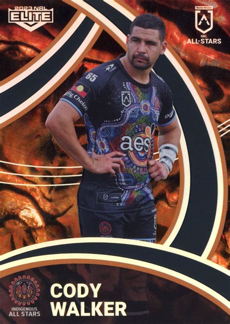 2023 NRL Elite Indigenous All Stars AS23 Cody Walker Gold Coast