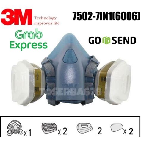 Jual 3m 7502 Respirator Filter Cartridge 6006 Original Shopee Indonesia