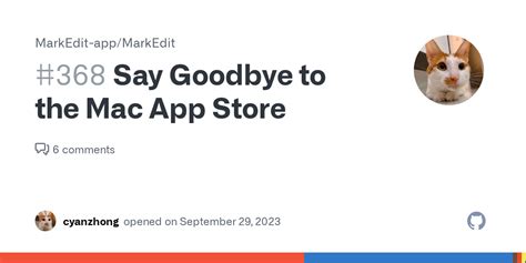 Say Goodbye To The Mac App Store · Issue 368 · Markedit Appmarkedit