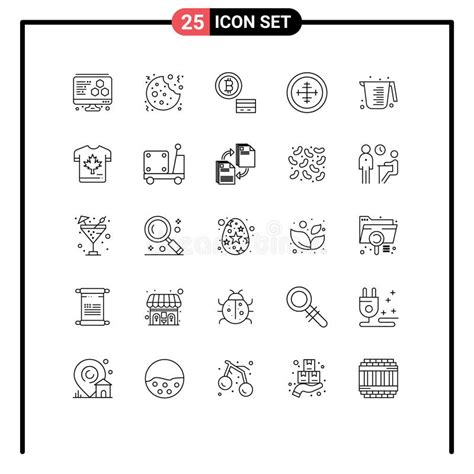 25 Thematic Vector Lines And Editable Symbols Of Measuring Cooking Money Baking Soldier