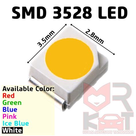 LED SMD 3528 White Blue Ice Blue Red Green Pink For Meter | LED SMD ...