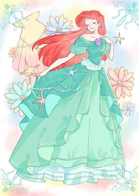 One Dance 插画师ダメモト的小美人鱼插画图片 BoBoPic
