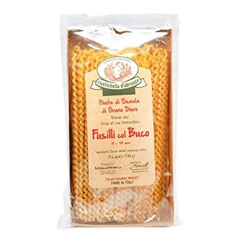 Rustichella D Abruzzo Fusilli Col Buco 17 6 Oz Fusilli Gourmet