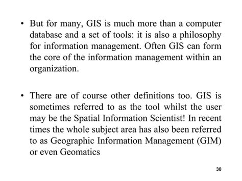 Introduction To Gis Basic Principles And Description Pptx