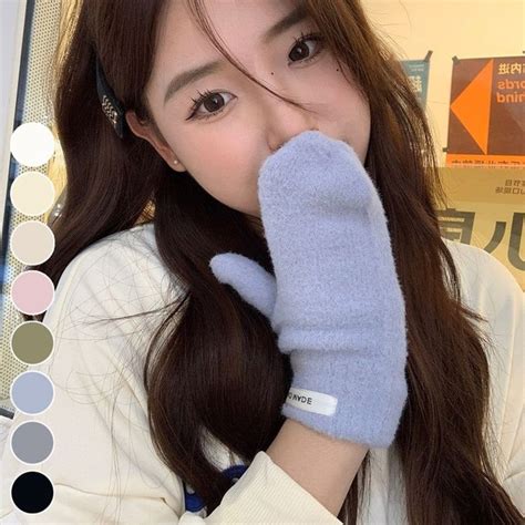 색감예쁜 마카롱컬러 부드러운 학생 여성 벙어리장갑 홈플러스 택배배송