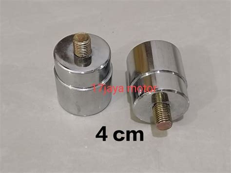 Sambungan Shock Peninggi Shock Belakang Besi Nekel Matic 4 Cm Lazada Indonesia