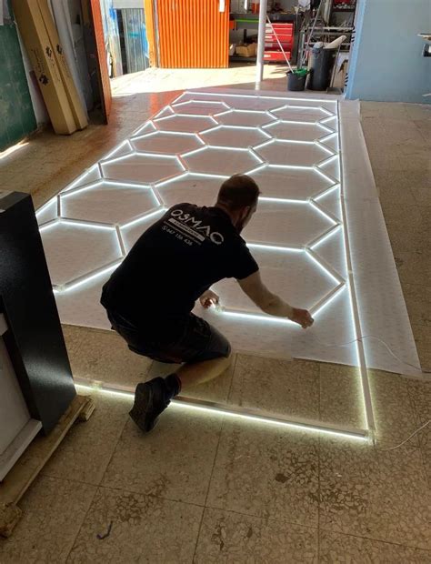 14x Hexagon Led Beleuchtung Auto Detail Haus Garage Werkstatt