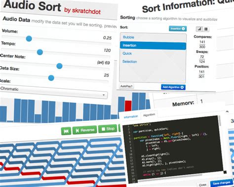 Audio Sort Visualize And Audibilize Sorting Algorithms