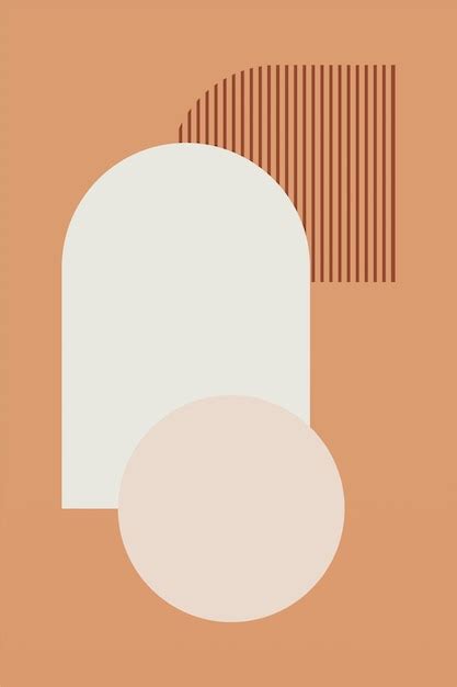 Premium Vector Mid Century Modern Boho Wall Art Boho Print Wall Decor