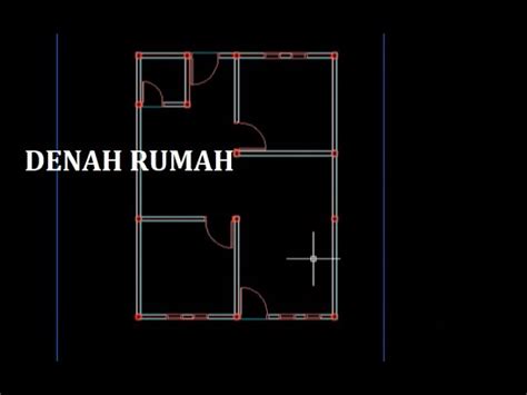 Belajar Autocad Membuat Denah Rumah Minimalis Infoupdate Org