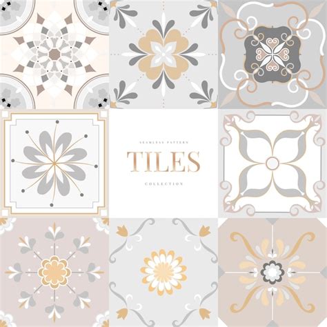 Free Vector Floor Tiles Set
