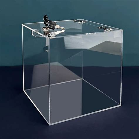 China Clear Acrylic Lock Box Custom Size Manufacturer And Supplier Jayi