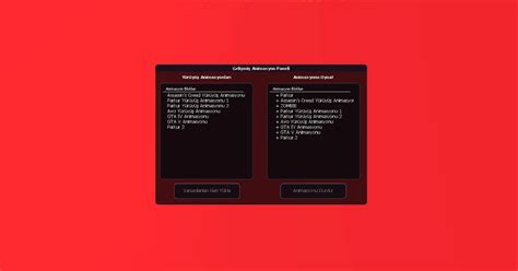 MTA SA Efsane Animasyon Paneli Script