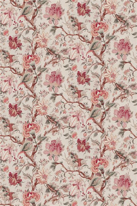 Tree Of Life By The Design Archives Antique Rose Fabric Wallpaper Direct