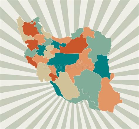 Iran Map Stock Vector Illustration Of Nationality 186154866