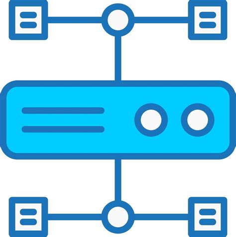 Cluster Computing Vector Icon 16821910 Vector Art At Vecteezy