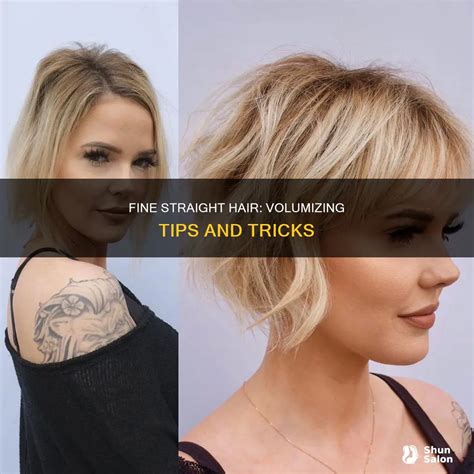 Fine Straight Hair Volumizing Tips And Tricks Shunsalon