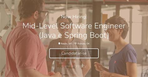 Mid Level Software Engineer Java E Spring Boot At Cesar