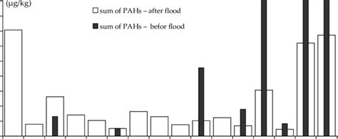 Comparison Of Pahs Before And After The Flood In 2002 Download
