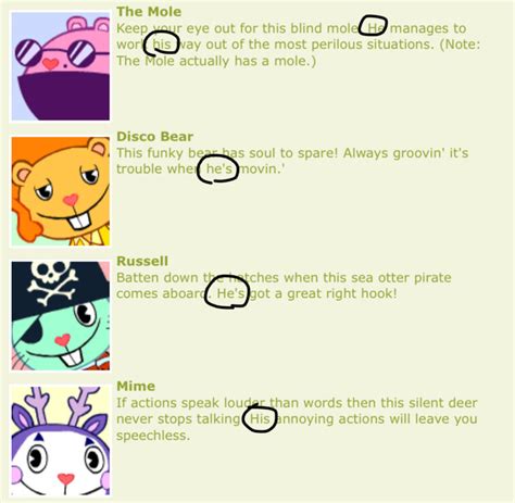 Hey Everyone Happy Tree Friend Character Don T Have Sexuality Fandom