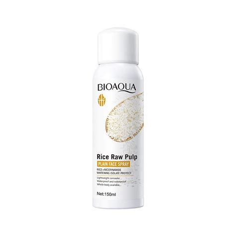 Bioaqua Rice Raw Pulp Plain Face And Body Spray Bng Store