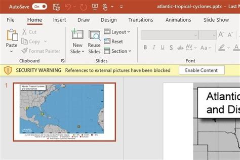 PowerPoint FAQ PowerPoint Is Giving A Security Alert Telling Me That References To External