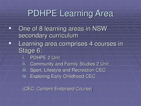 Ppt Pdhpe Course Overview And Useful Text Resources Powerpoint