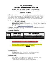 MATH 1107B Pdf CARLETON UNIVERSITY SCHOOL OF MATHEMATICS AND